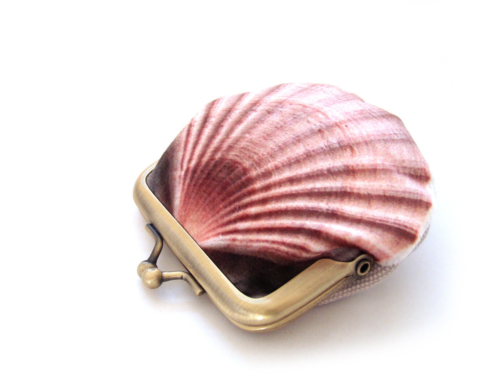 Seashell Coin Purse Velvet Scallop Pouch | Etsy UK