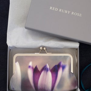 Crocus Petals Clutch Bag, Pink Silk Bag With Chain Handle - Etsy