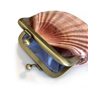 Seashell Coin Purse, Velvet Scallop Pouch - Etsy