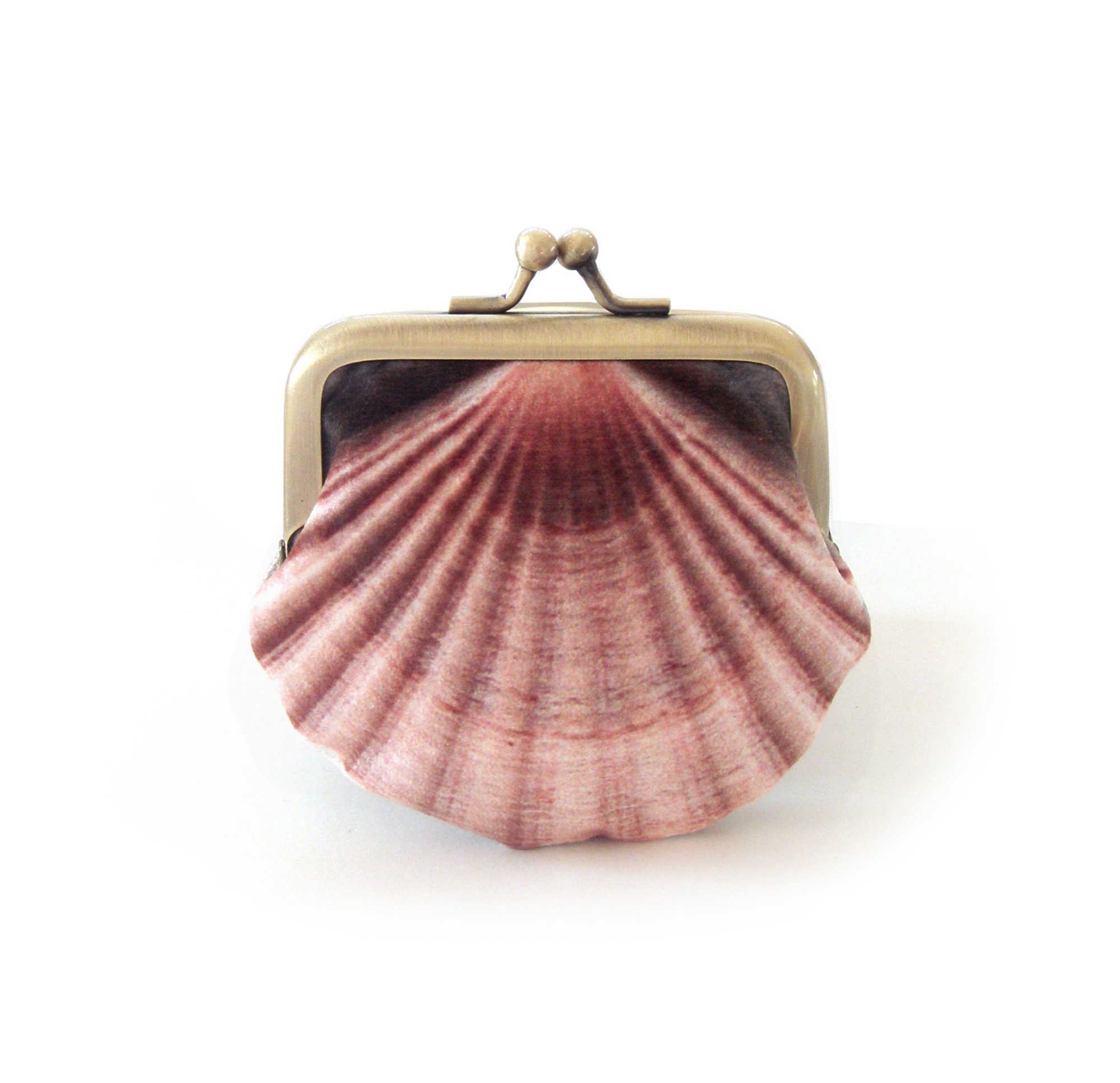 Seashell Coin Purse Velvet Scallop Pouch | Etsy UK