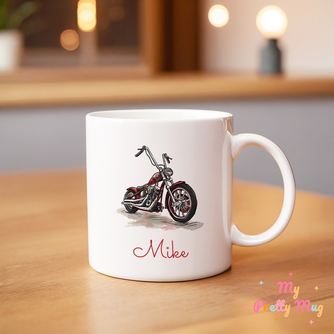 Easy Rider Motorcycle Mug Personalized Chopper Motorcycle Mug Chopper ...