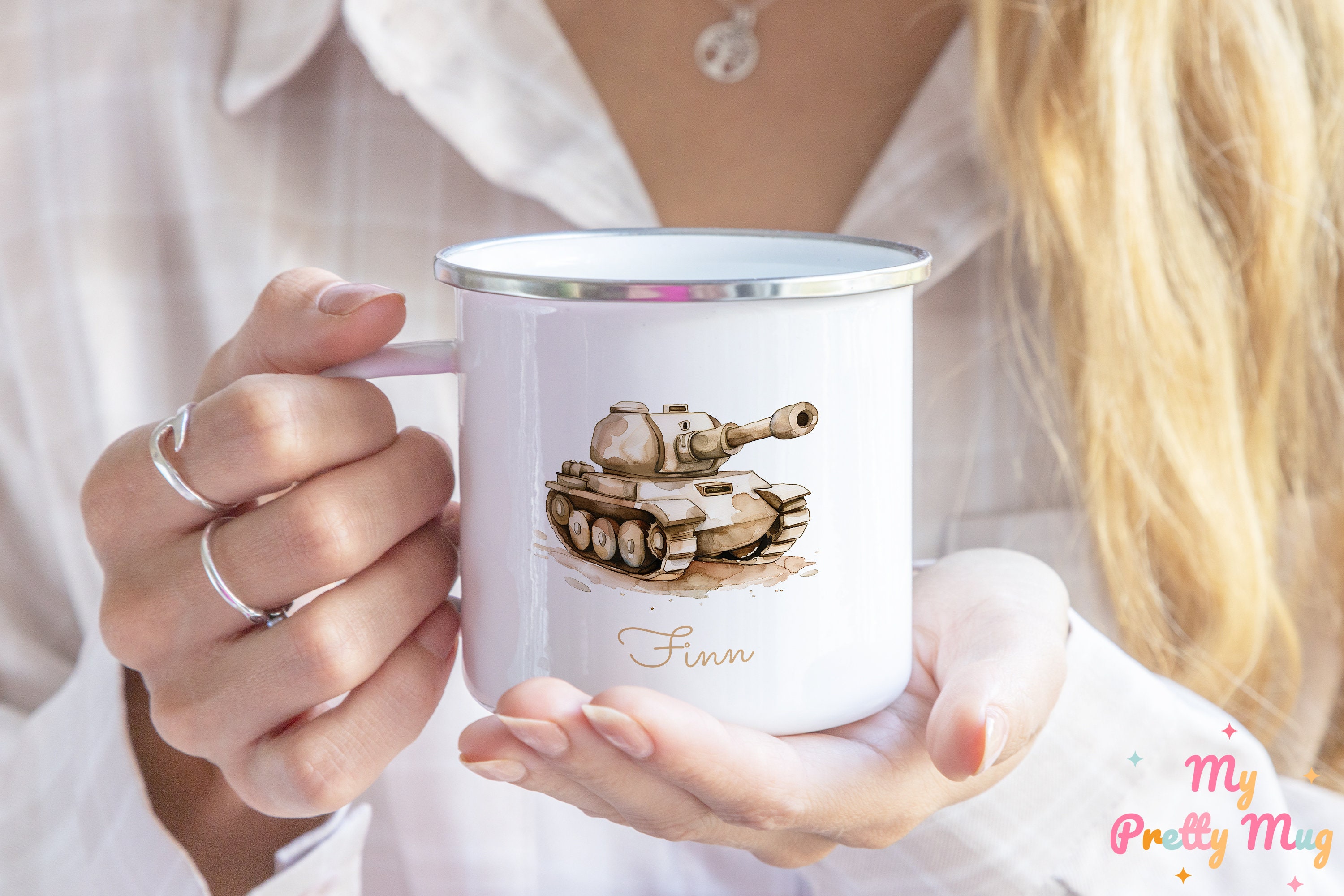 Tank Mug Personalized Tank Mug Military Tank Gift Kids Mug Military Mug ...