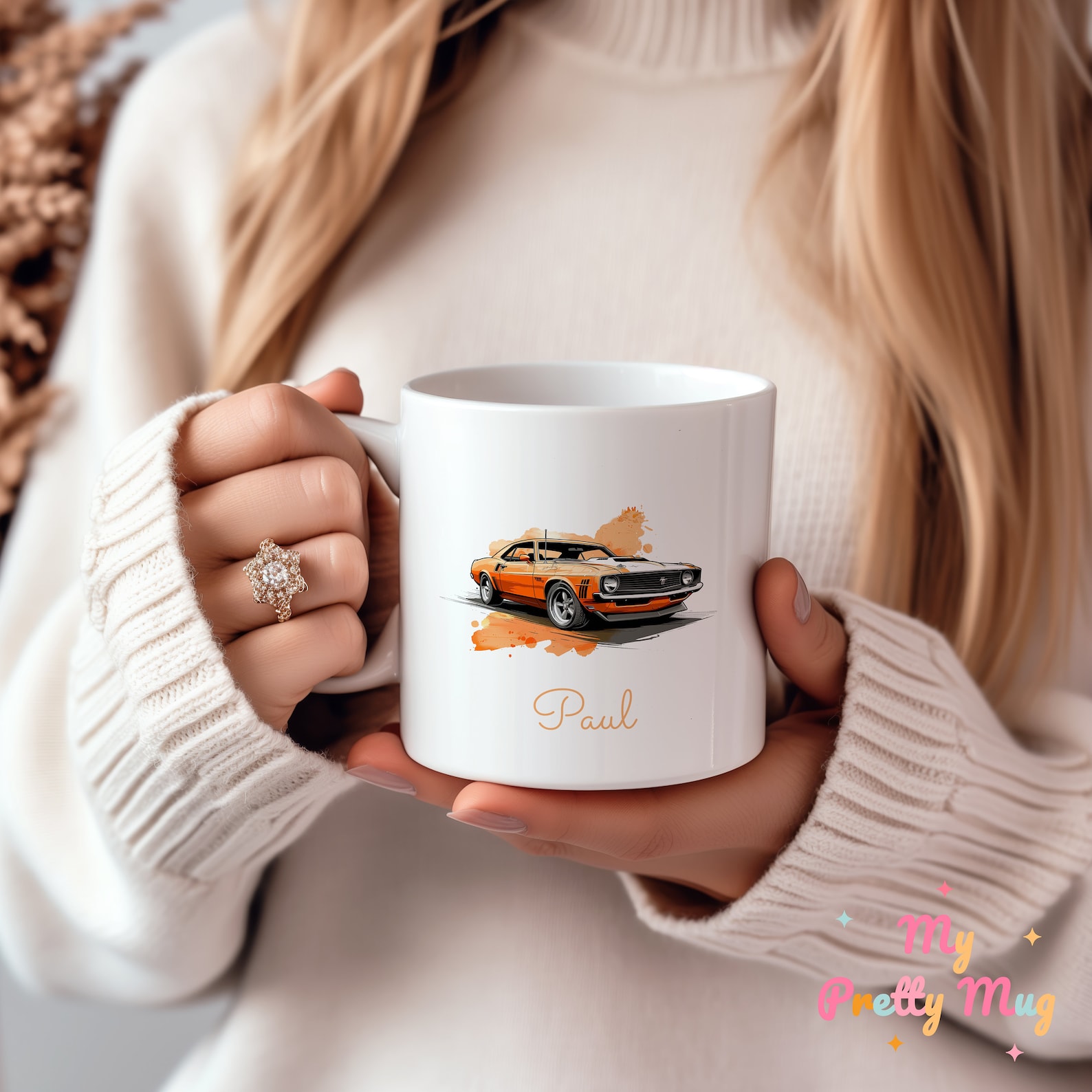 Muscle Car Mug Personalized Muscle Car Mug Muscle Car Gift Kids Mug Car ...