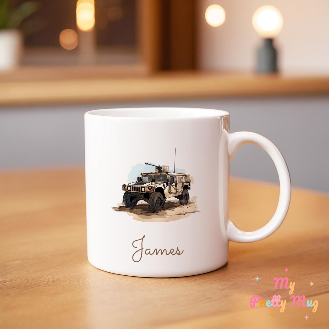 Military Humvee Mug Personalized Humvee Mug Hummer Mug Humvee Coffee ...