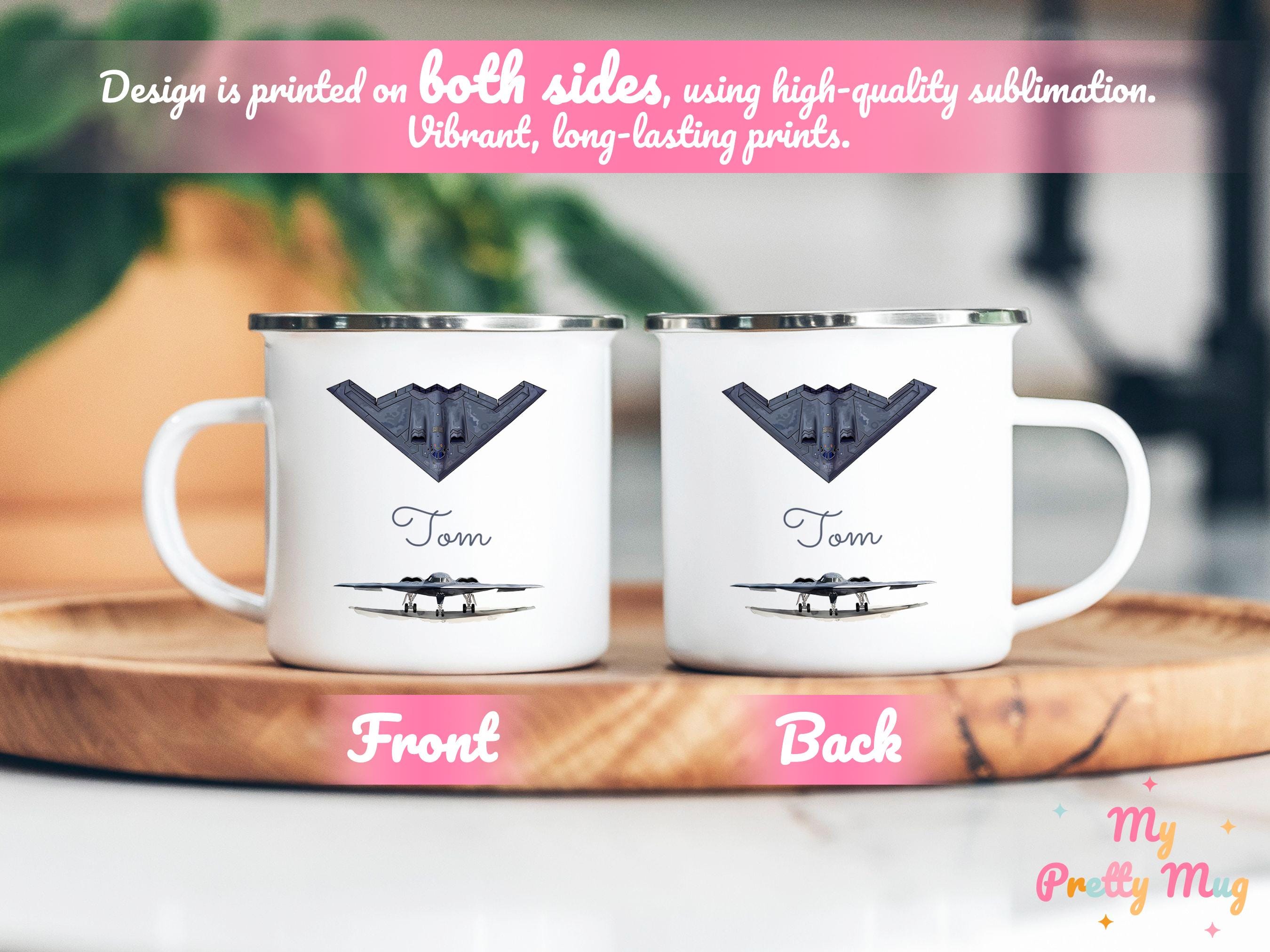 B2 Stealth Bomber Mug Personalized Stealth Bomber Mug Bomber Coffee Mug ...