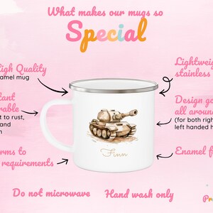 Tank Mug Personalized Tank Mug Military Tank Gift Kids Mug Military Mug ...