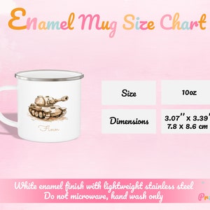Tank Mug Personalized Tank Mug Military Tank Gift Kids Mug Military Mug ...