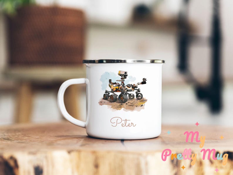 Mars Perseverance Rover Mug Personalized Space Mug Mars Rover Coffee ...