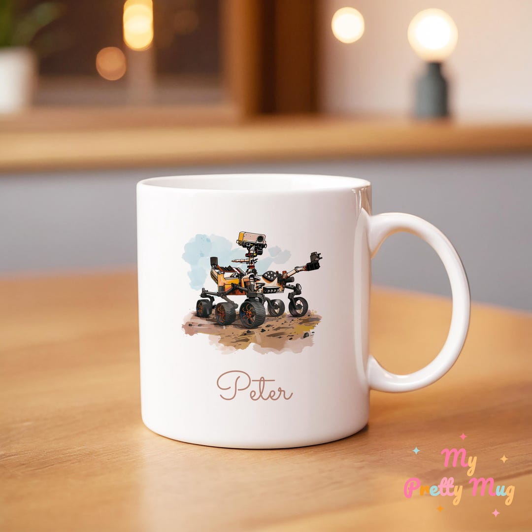Mars Perseverance Rover Mug Personalized Space Mug Mars Rover Coffee ...