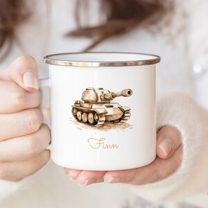 Tank Mug Personalized Tank Mug Military Tank Gift Kids Mug Military Mug ...