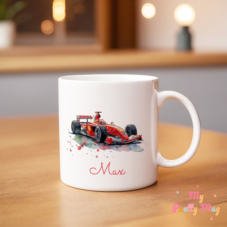 Formula One Mug Personalized Formula One Mug Race Car Mug Formula One ...
