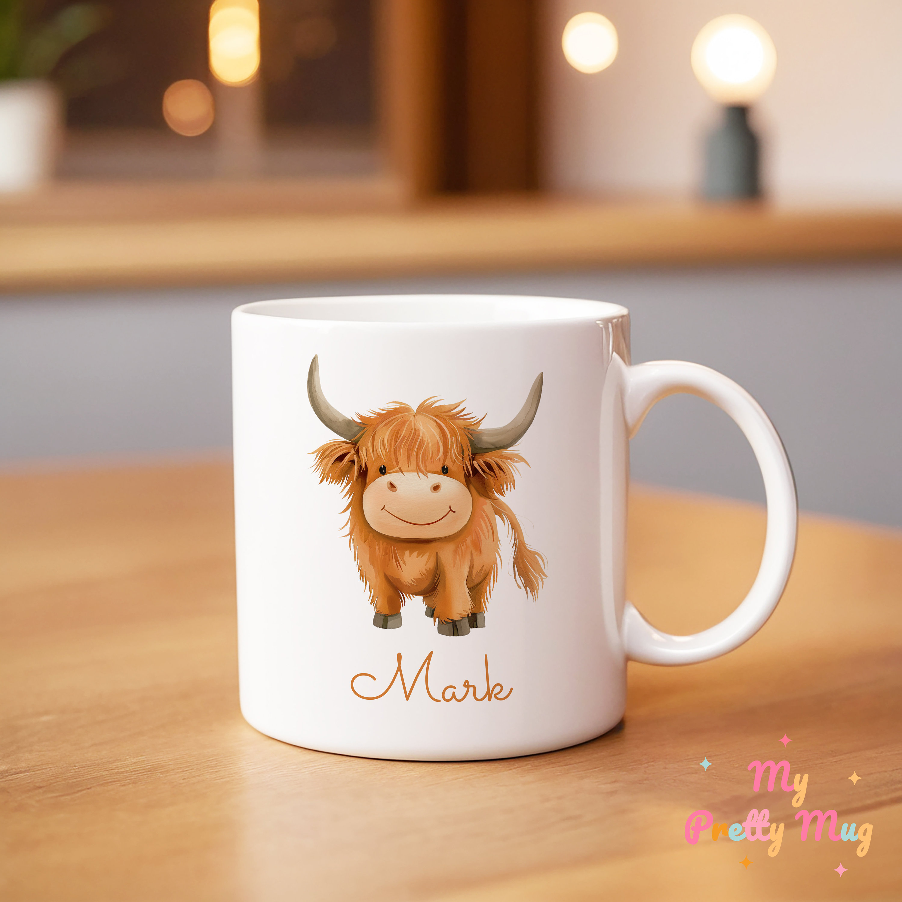 Highland Cow Mug Personalized Highland Cow Mug Highland Cow Gift ...