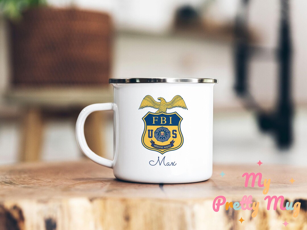 FBI Mug Police Mug Special Agent Mug Personalized Fbi Mug Fbi Coffee ...