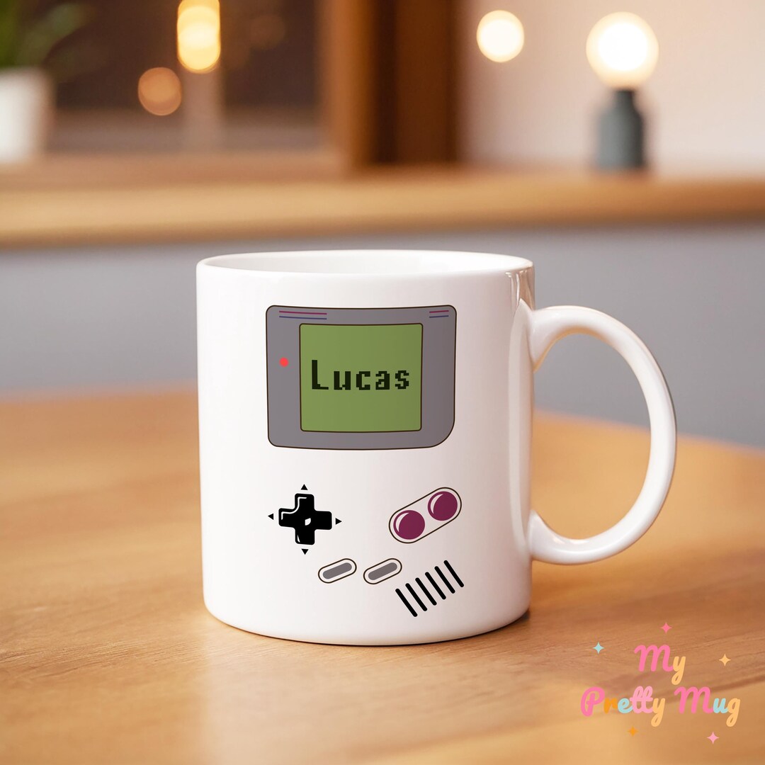 Console Mug Personalized Console Mug Videogame Mug Console Coffee Mug ...
