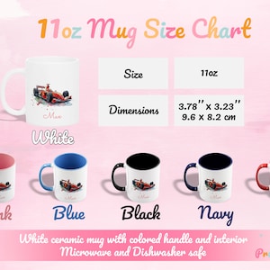 Formula One Mug Personalized Formula One Mug Race Car Mug Formula One ...