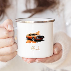 Muscle Car Mug Personalized Muscle Car Mug Muscle Car Gift Kids Mug Car ...