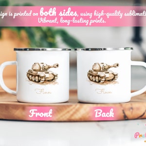 Tank Mug Personalized Tank Mug Military Tank Gift Kids Mug Military Mug ...