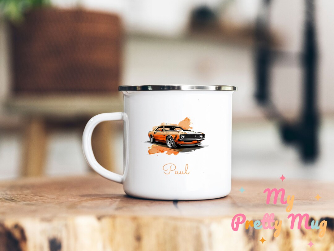 Muscle Car Mug Personalized Muscle Car Mug Muscle Car Gift Kids Mug Car ...