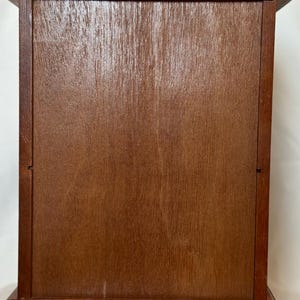 Vintage Wood Standing Jewelry Display Box Case Vanity Storage and ...