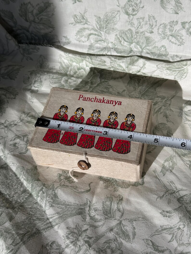 Handmade Panchakanya Dolls: Nepal Folk Art Set in Recycled Box - Etsy