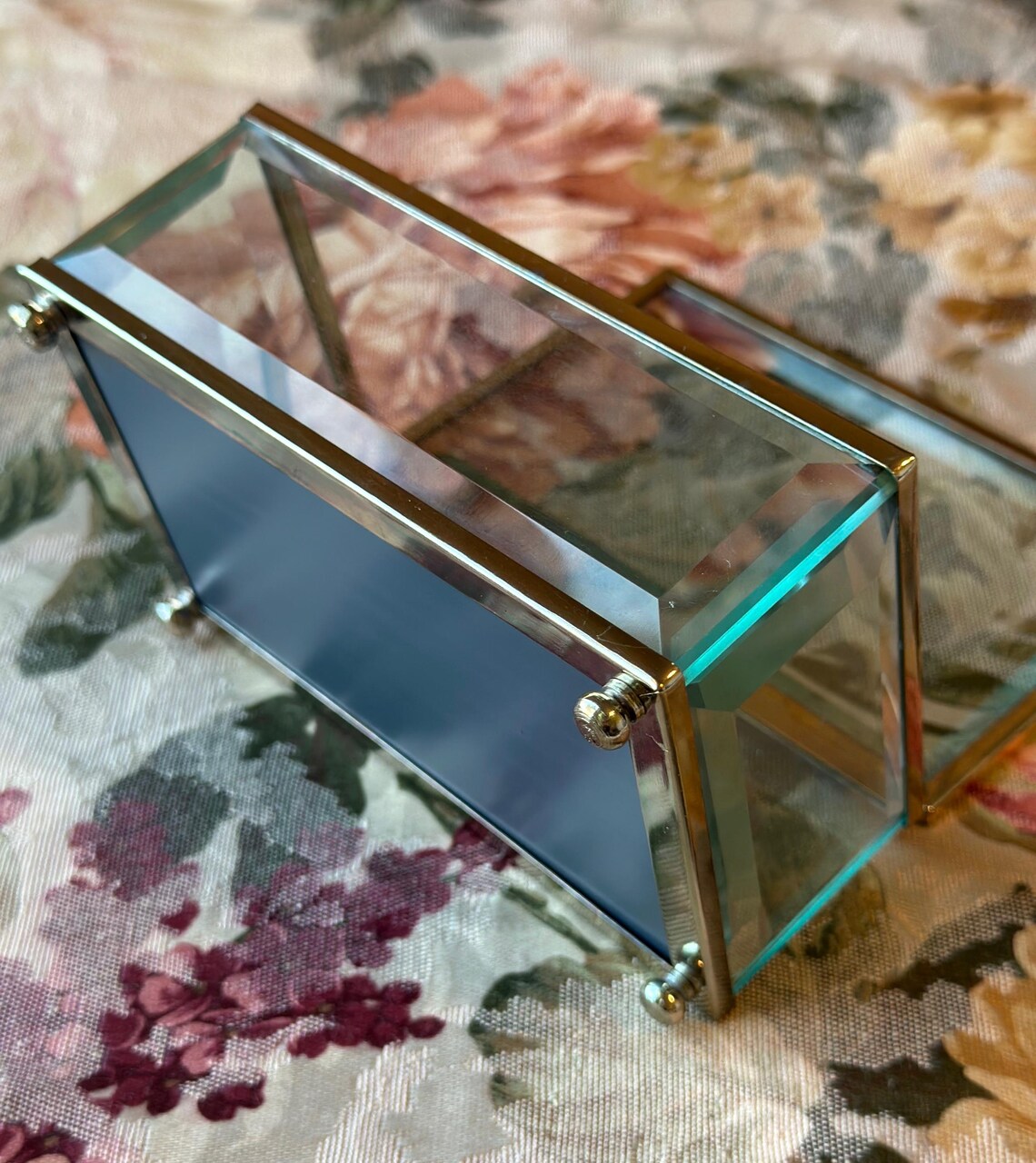 Original Packaging Elegant Moments Mirrored Glass Jewelry Box - Etsy
