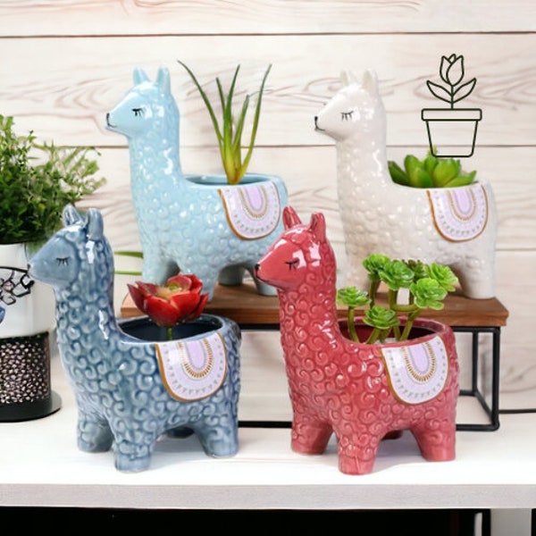 Ceramic Llama - Etsy