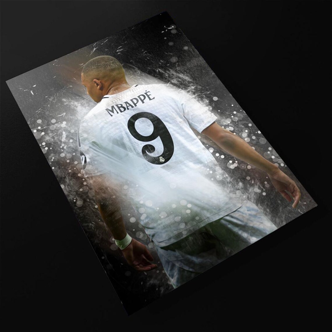 Kylian Mbappe - Set of 3 Football/soccer Prints - Real Madrid Poster ...