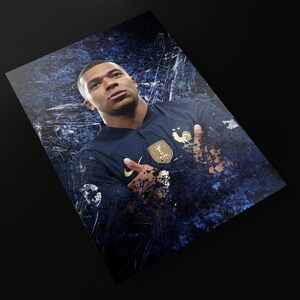 Kylian Mbappe - Set of 3 Football/soccer Prints - France National Team ...
