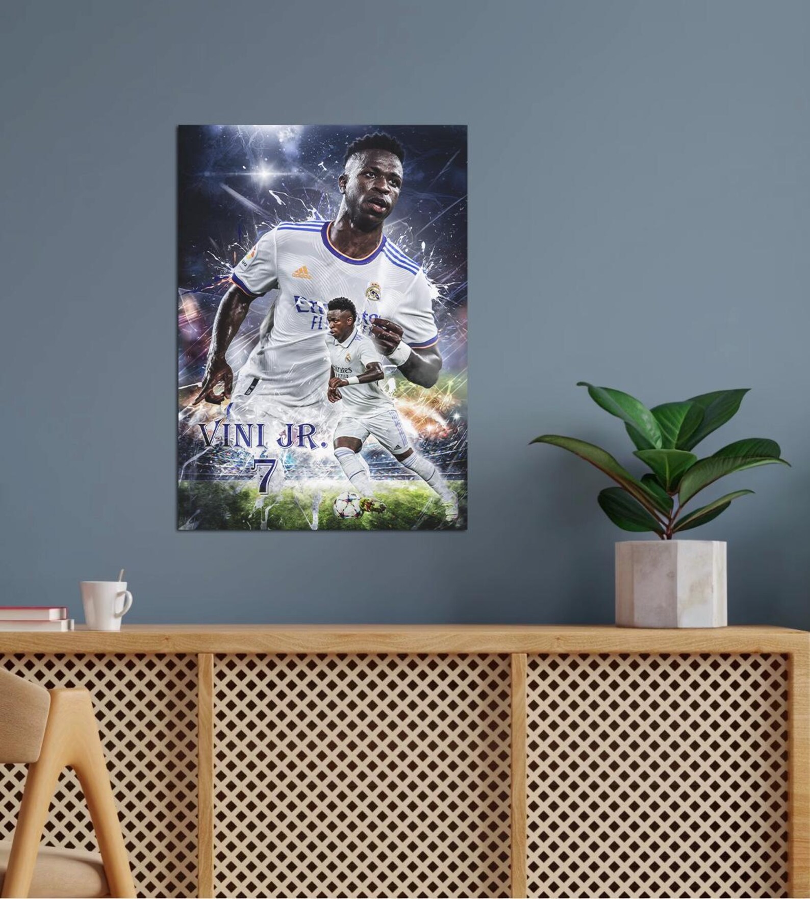 Football Poster - Vinicius Junior - Real Madrid - Legendary Football ...
