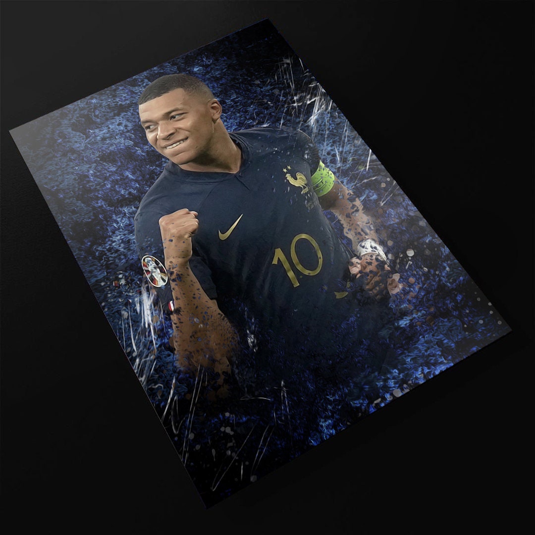 Kylian Mbappe Poster Set: France Soccer Art Prints (set of 3) - Etsy