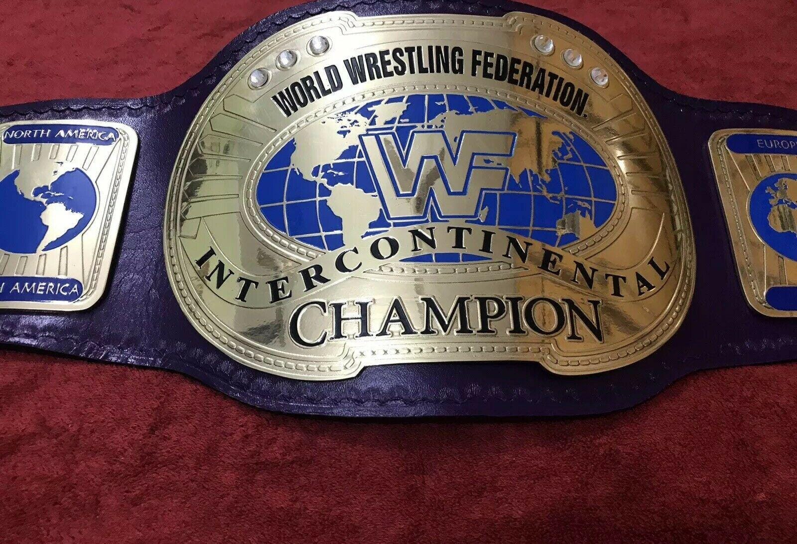 Wwf IC OVAL INTERCONTINENTAL Championship Replica Belt Adult Size Nwa ...
