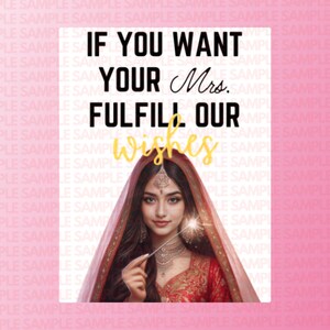 Doli Signs | Indian Bride Sign | Ribbon Ceremony | Bridal Party Sign ...