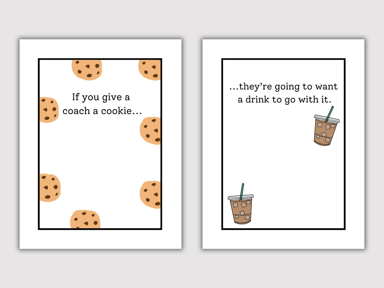 If You Give a Coach a Cookie Digital Download Coach Appreciation Gift ...