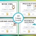 40 Animal Themed Student Award Certificates, Classroom End of Year ...