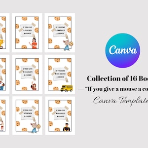 If You Give a Mouse a Cookie Digital Download, Collection of 16 Book ...