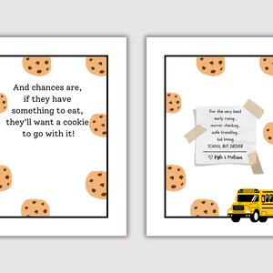 If You Give a Bus Driver a Cookie Digital Download School Appreciation ...