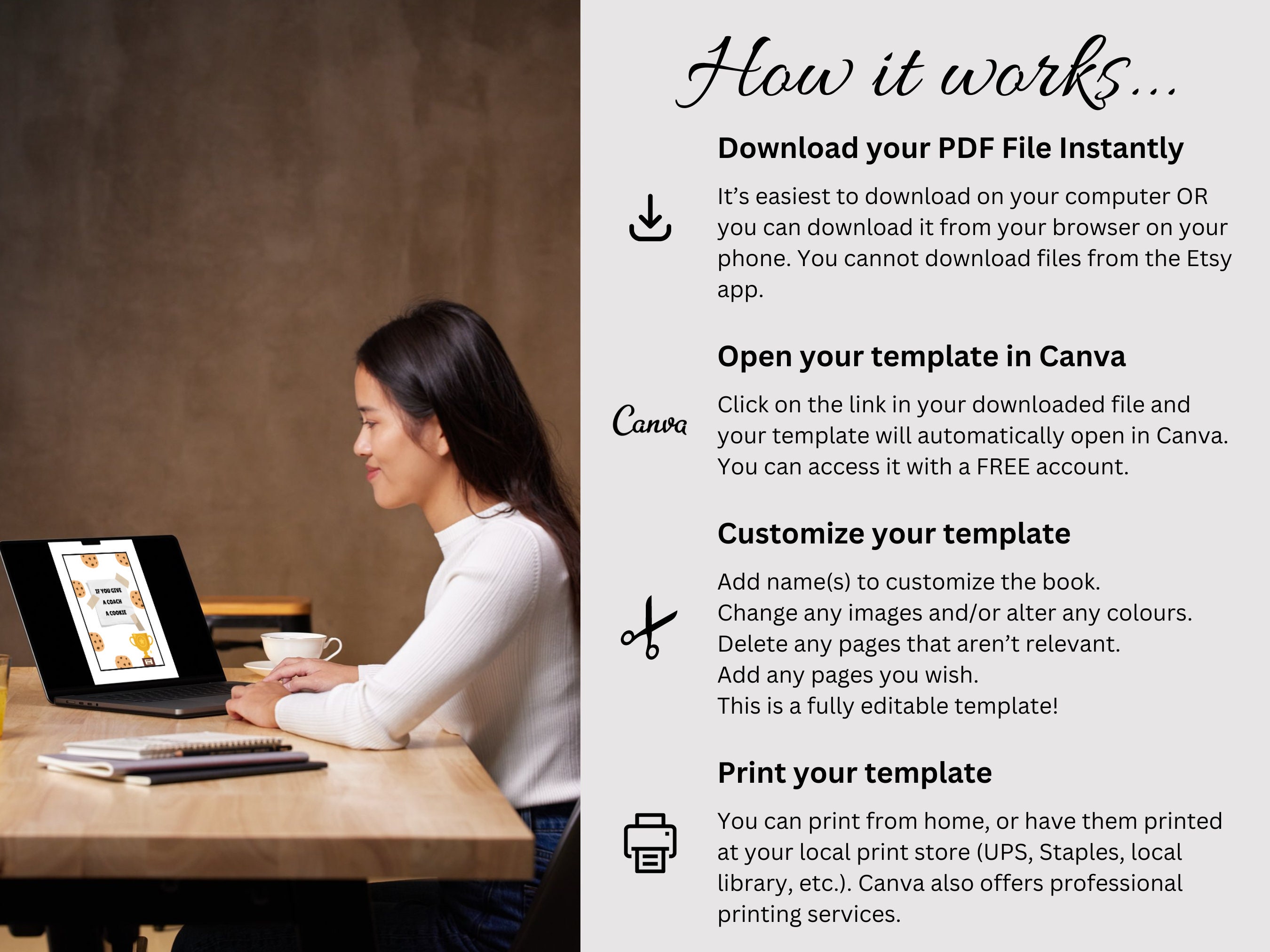 If You Give a Coach a Cookie Digital Download Coach Appreciation Gift ...