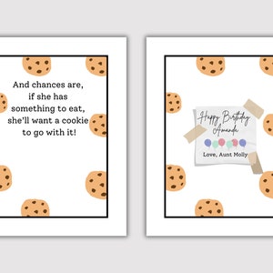 If You Give a Birthday Girl a Cookie Digital Download Gift, Birthday ...