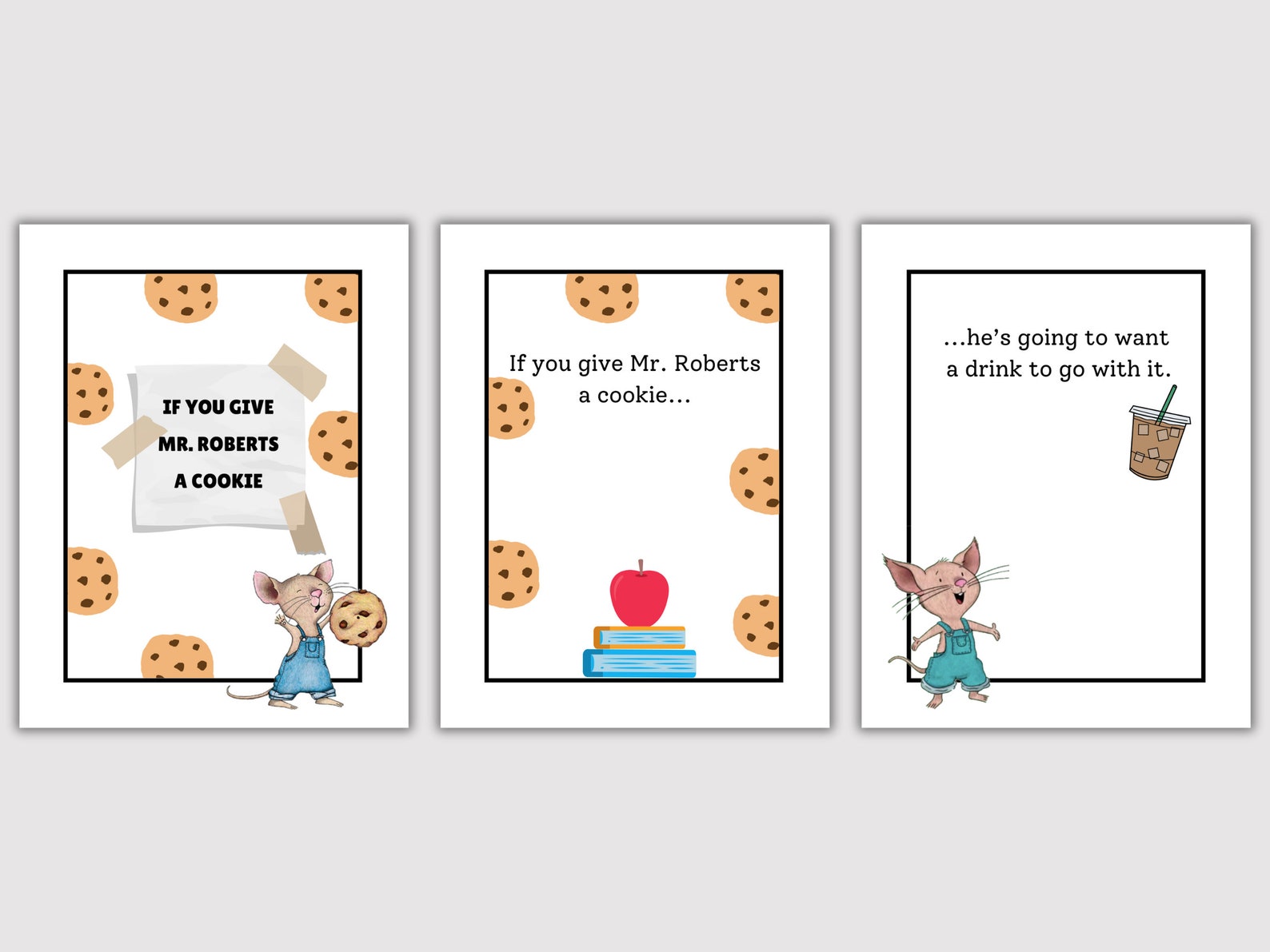 If You Give a Mouse a Cookie Digital Download, Collection of 16 Book ...
