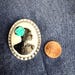 Gullah Geechee O’oman Fleur Cameo | Turquoise Green Rose - Etsy