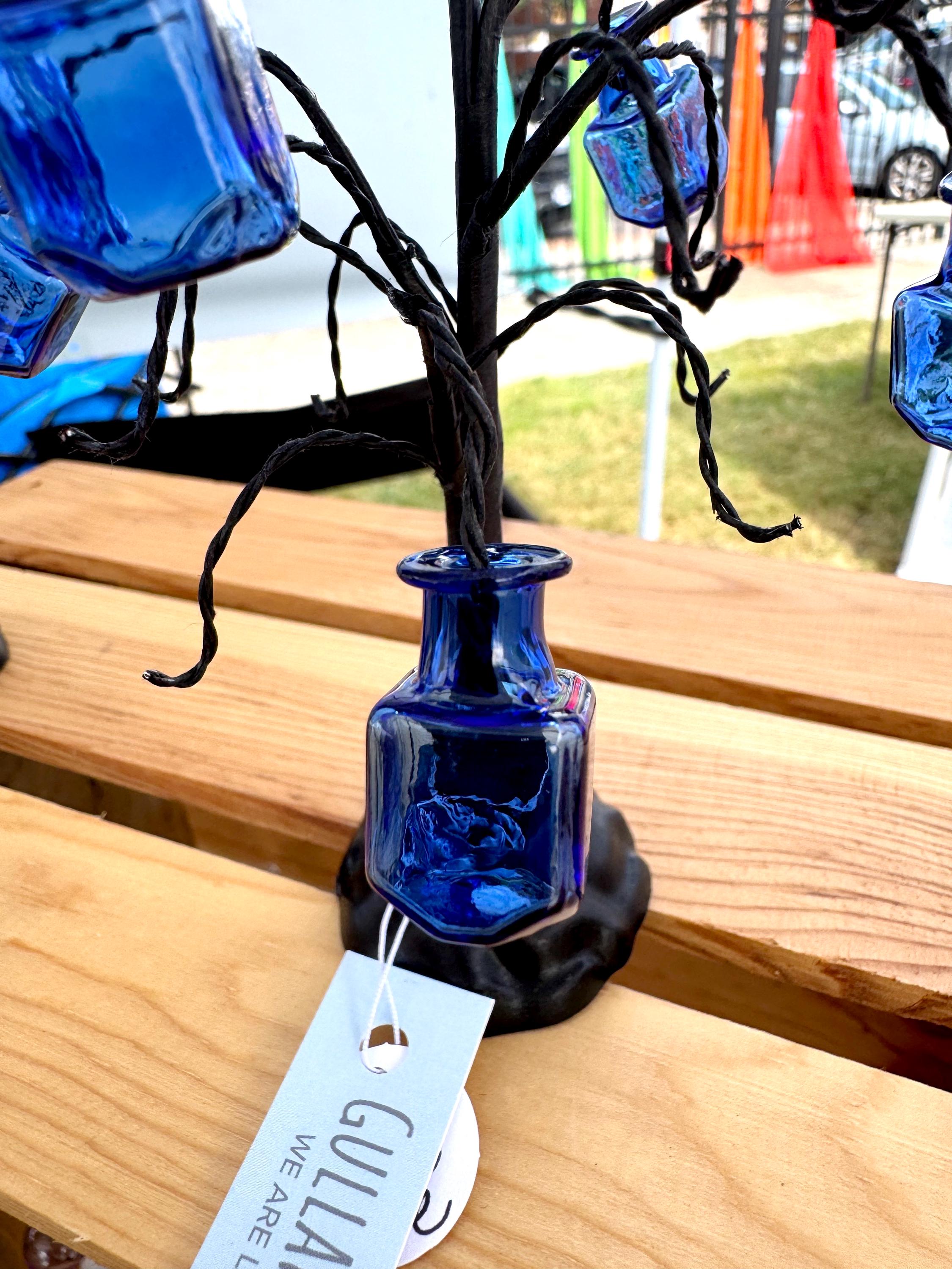Gullah Geechee Blue Bottle Tree - Etsy