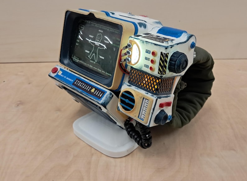 Fallout Pip-boy 2000 Inspired Raw Kit, With Channels for Electronics/unofficial/1:1 Scale - Etsy