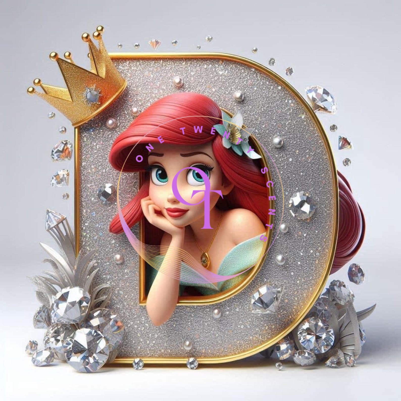 Digital Download Ariel A-Z With Mermaid Birthday Sublimation Design ...