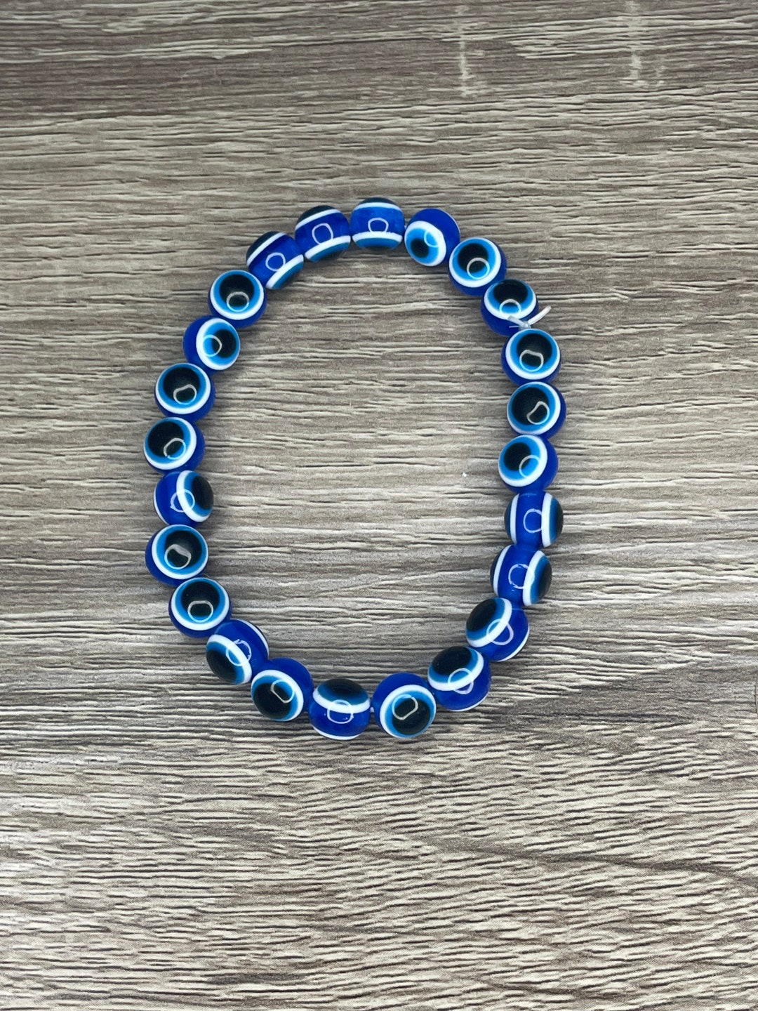 Classic Blue Evil Eye Bracelet - Etsy