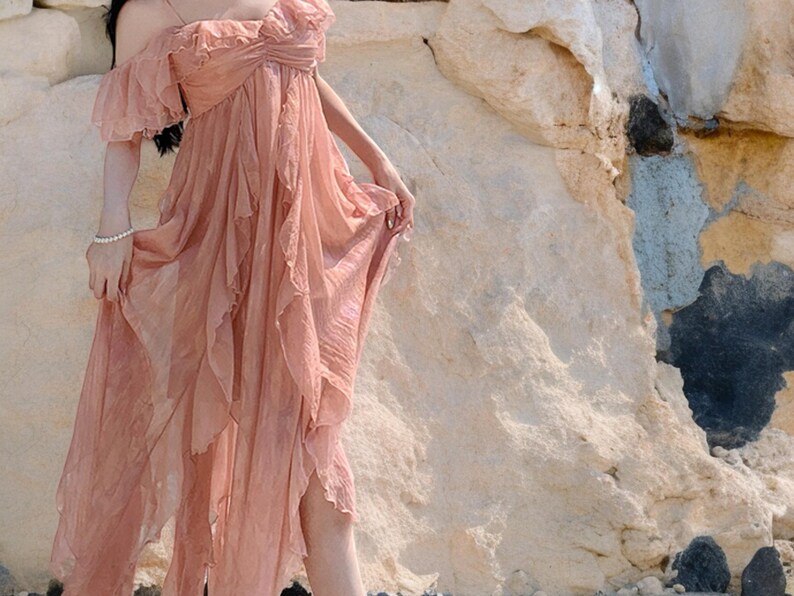 Ladies Long Skirt Dress Stylish Fashion off Shoulder Comfortable ...