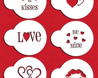 Valentine stencil | Etsy