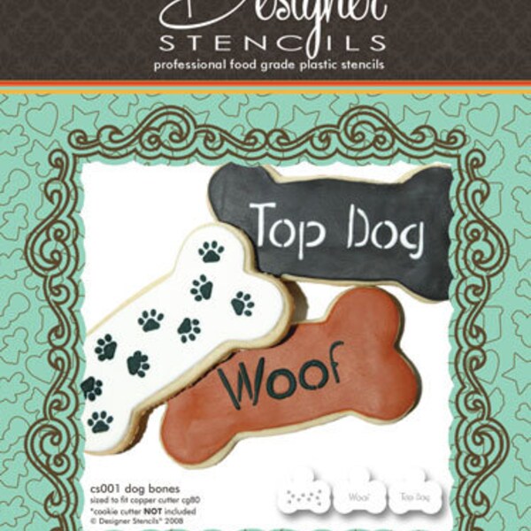Dog Bone Stencils - Etsy