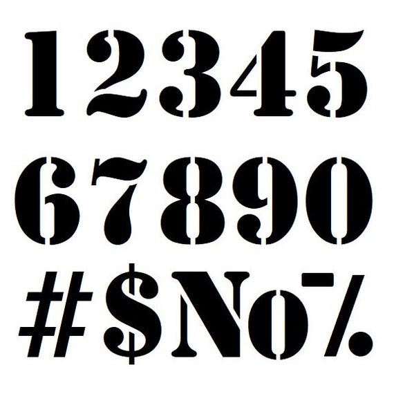 Home & Hobby FAST SHIPPING! Numbers Stencil Baking etna.com.pe
