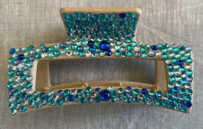 Bejeweled Claw Clip - Etsy