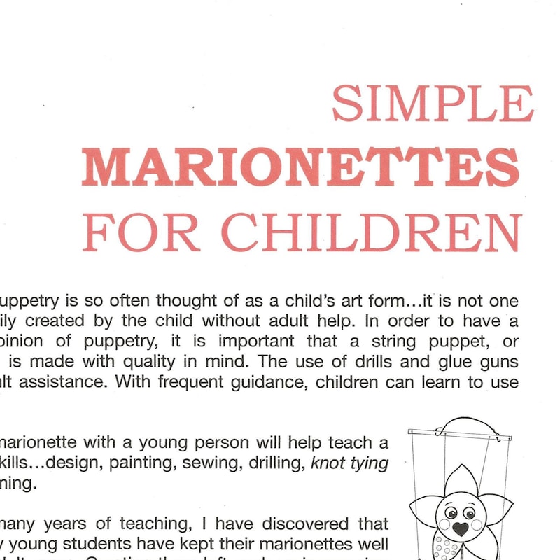 Marionette Puppet Kits - Etsy